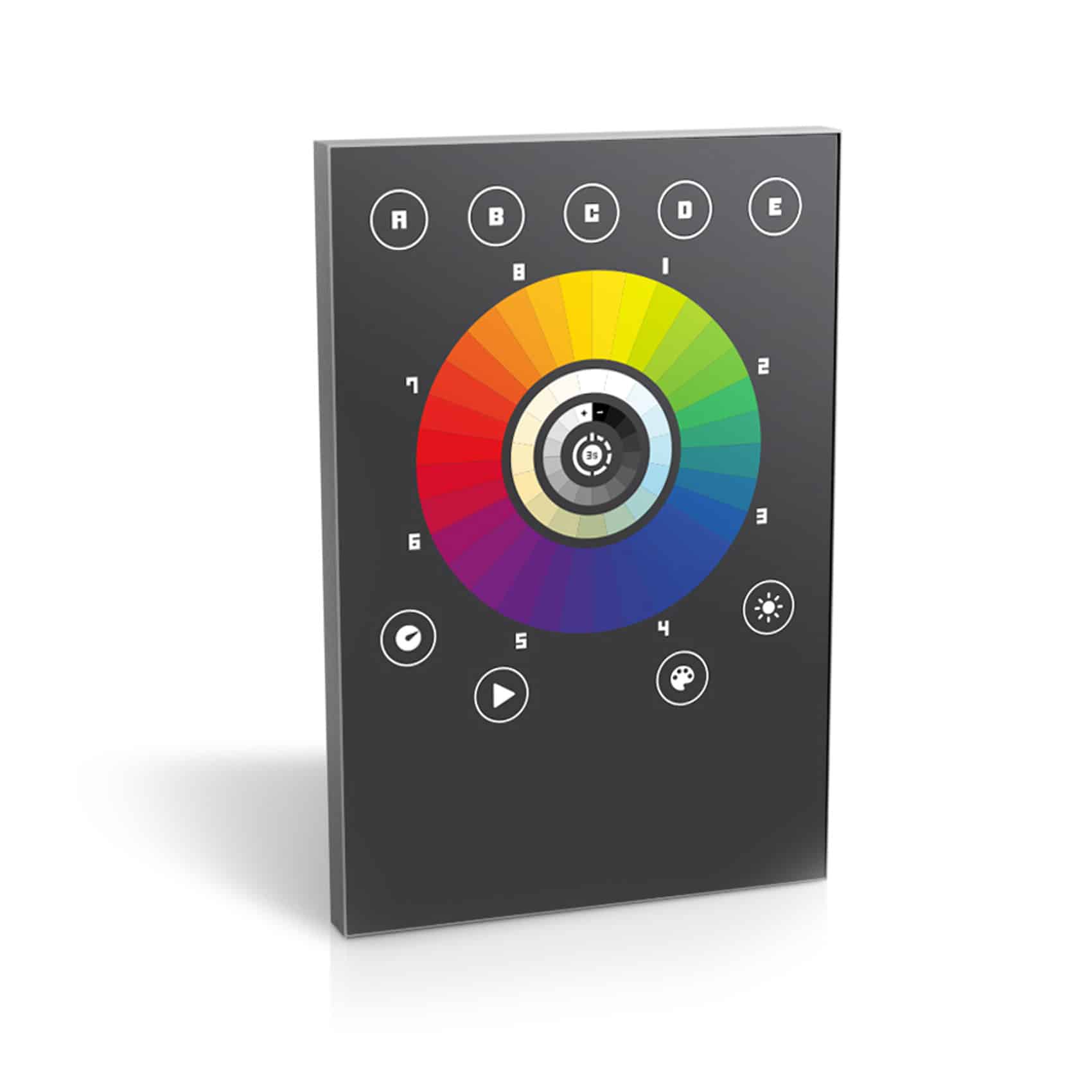 Chromateq TOUCH Ultra Thin Wall Mounted USB DMX Controller