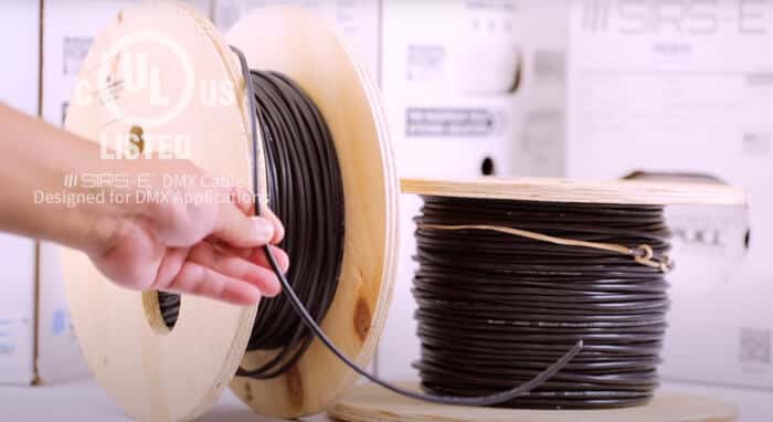 ProDMX-CAB 2 Pair (4 Conductors + Drain Wire) 22 AWG Shielded DMX Cable ...