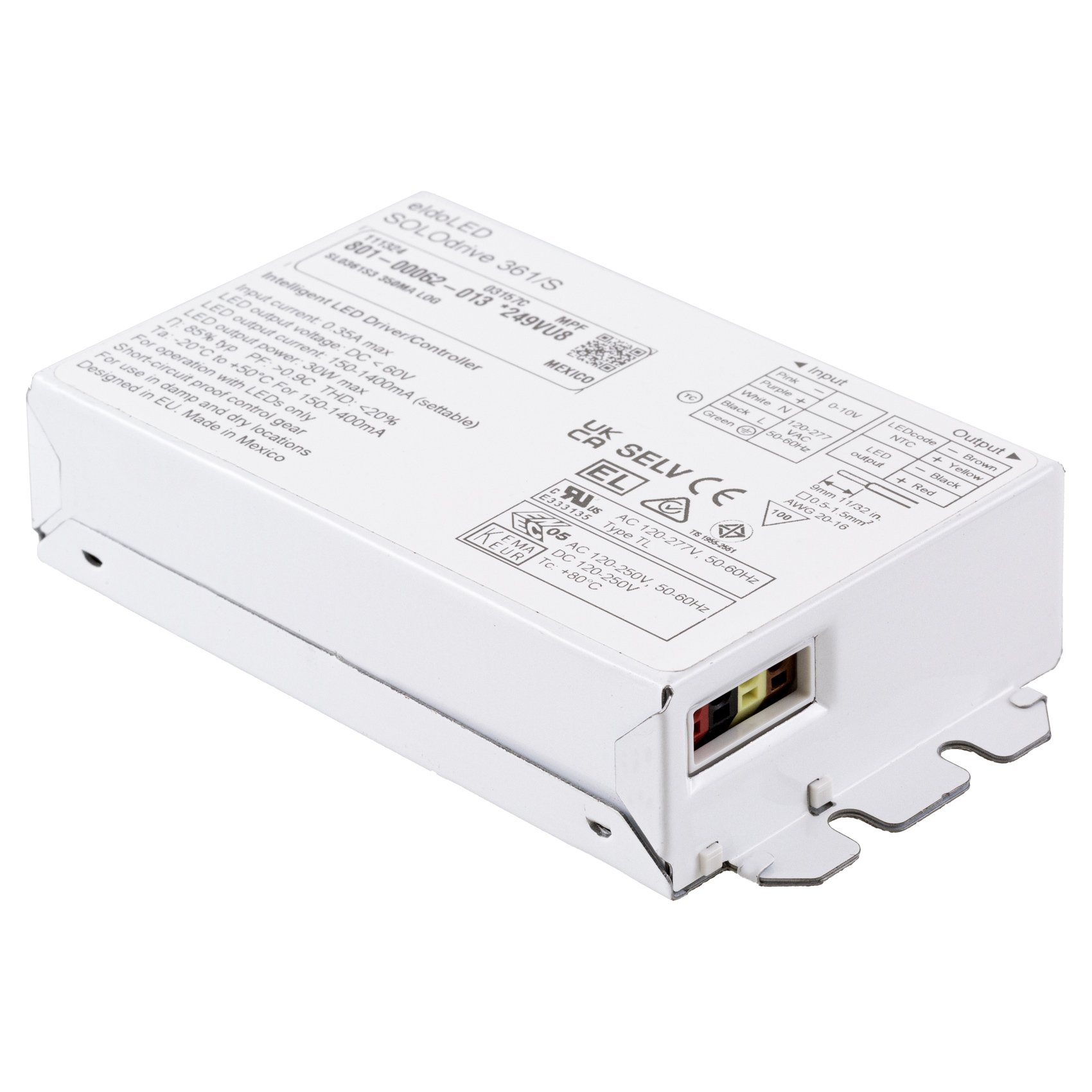 eldoLED 30W LED Driver SOLOdrive 361/S Constant Current