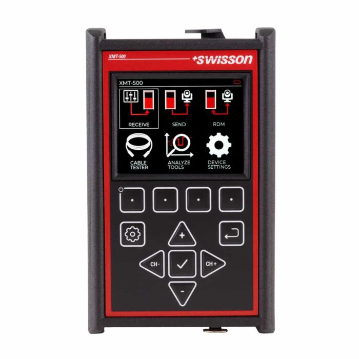 Swisson XMT-500 DMX Tester – RDM, Art-Net & sACN Ethernet Controller ...