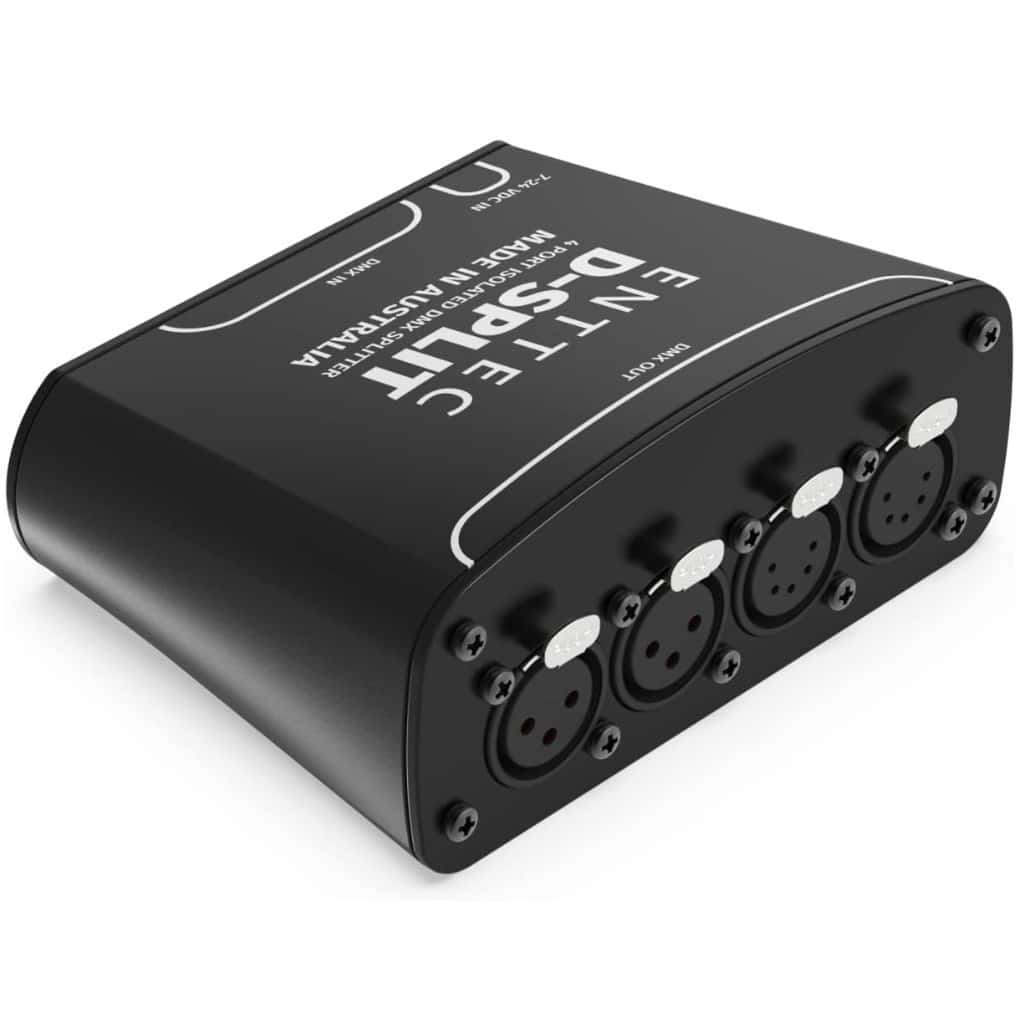 Enttec D-Split 70578, 4 Port DMX Isolated Splitter & Repeater (3/5-Pin ...