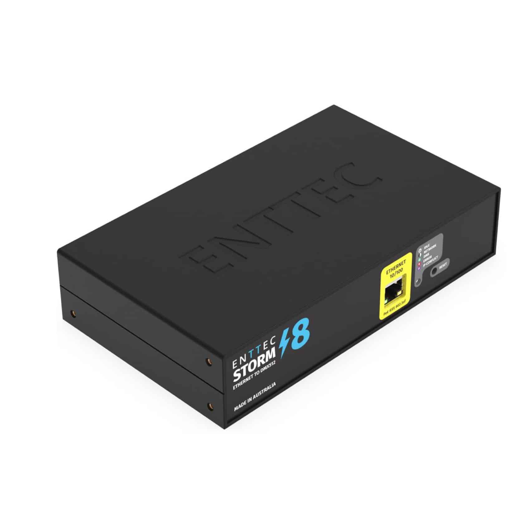 Enttec Storm 8 DMX Ethernet Node for 8 Universe Lighting Control (Open ...