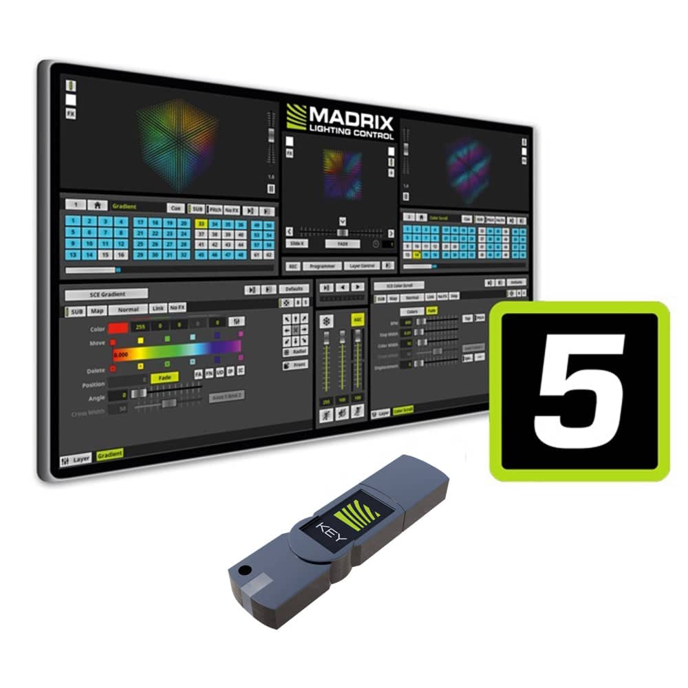MADRIX 5 License start + Key, 2 DMX Universes (Open Box) - SIRS-E® LED ...