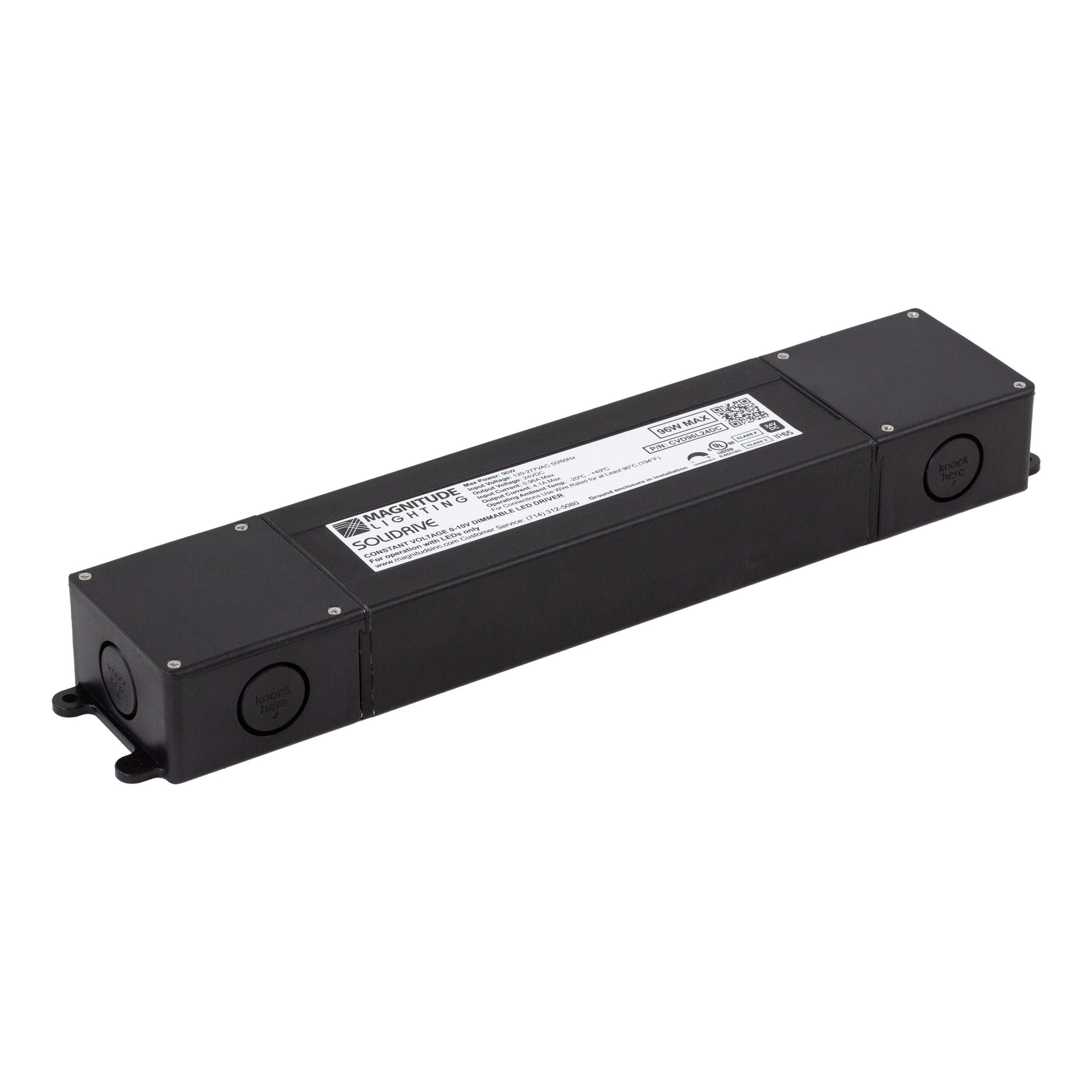 Magnitude CVD96L24DC – 96W 24V DC Constant Voltage LED Driver (0-10V ...